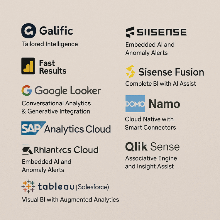 Top 10 Business Intelligence Platforms in 2025 - Galific Solutions